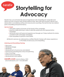 Storytelling for Advocacy - Narativ